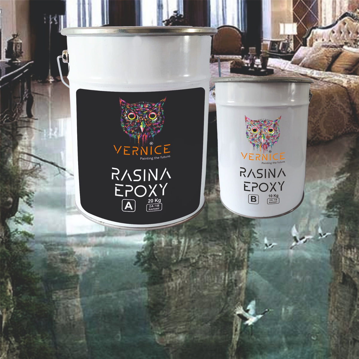 Rasina Epoxidica Pardoseala Transparenta – VERNICE