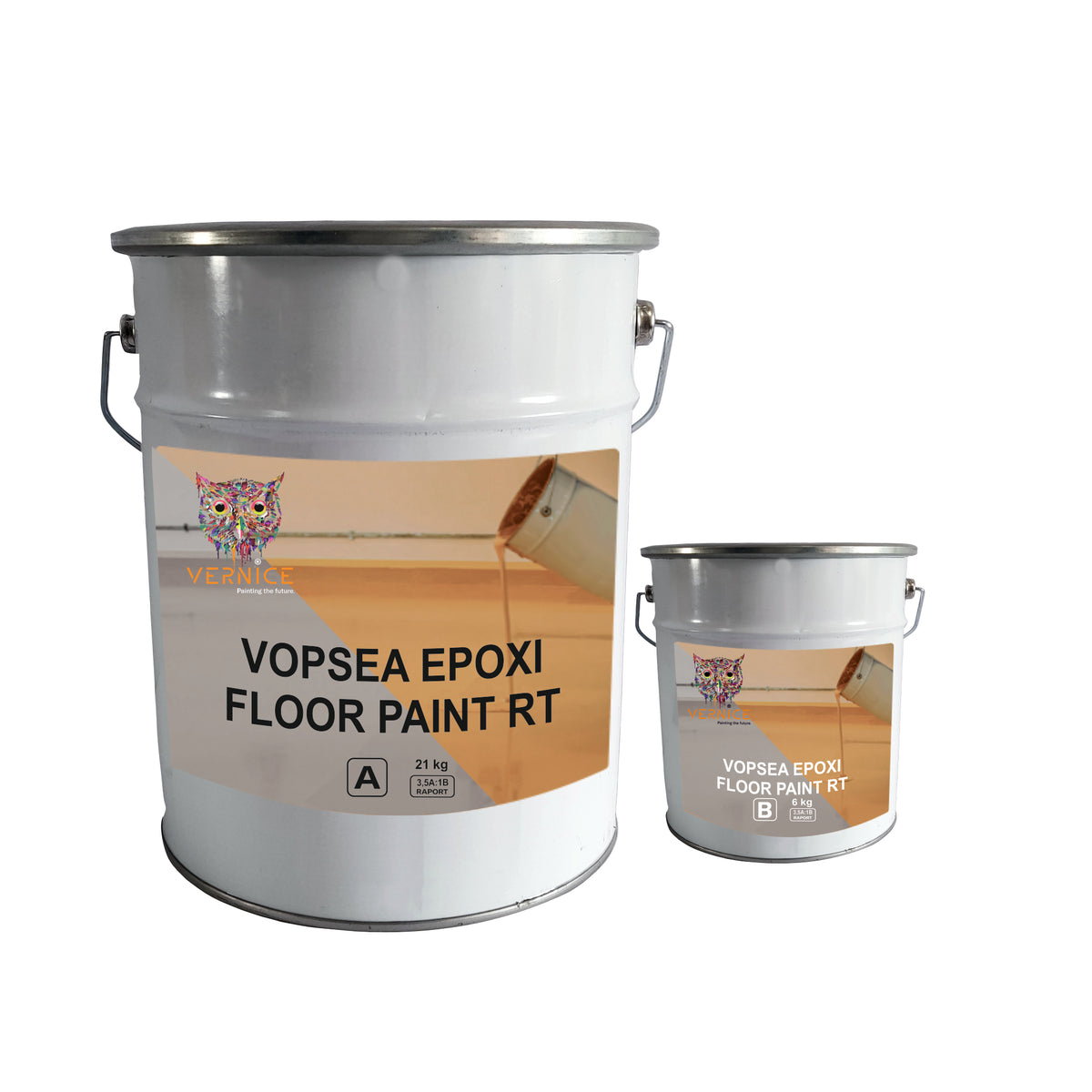 Rasina Autonivelanta Colorata dupa cod RAL 23kg – VERNICE